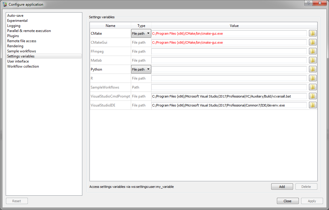 Workspace Debugging In Windows